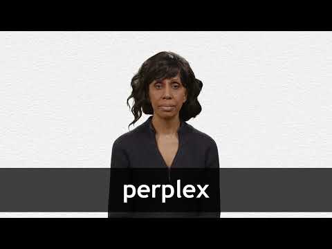 How to pronounce PERPLEX in American English
