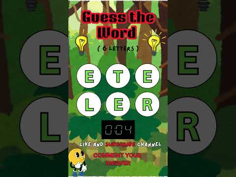 Can you guess the 6 letter word #wordgames #shorts #riddles #crackmequick #wordpuzzlegame #puzzle