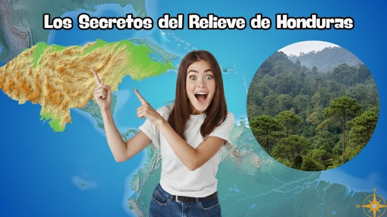Impresionante Relieve de Honduras: Montañas, Valles y Llanos.#Honduras#Relieve de Honduras#.