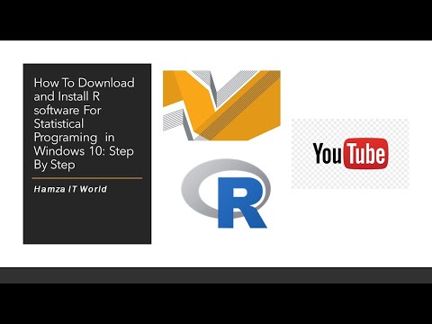 How To Download and Install R Software For Statistical Programing in Windows 10: Step By Step