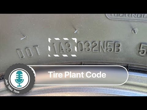 Tire Production FACTORY CODE | Where to find it |How to read it | What it tells you