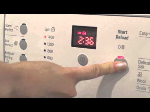 Bosch Laundry Child lock function