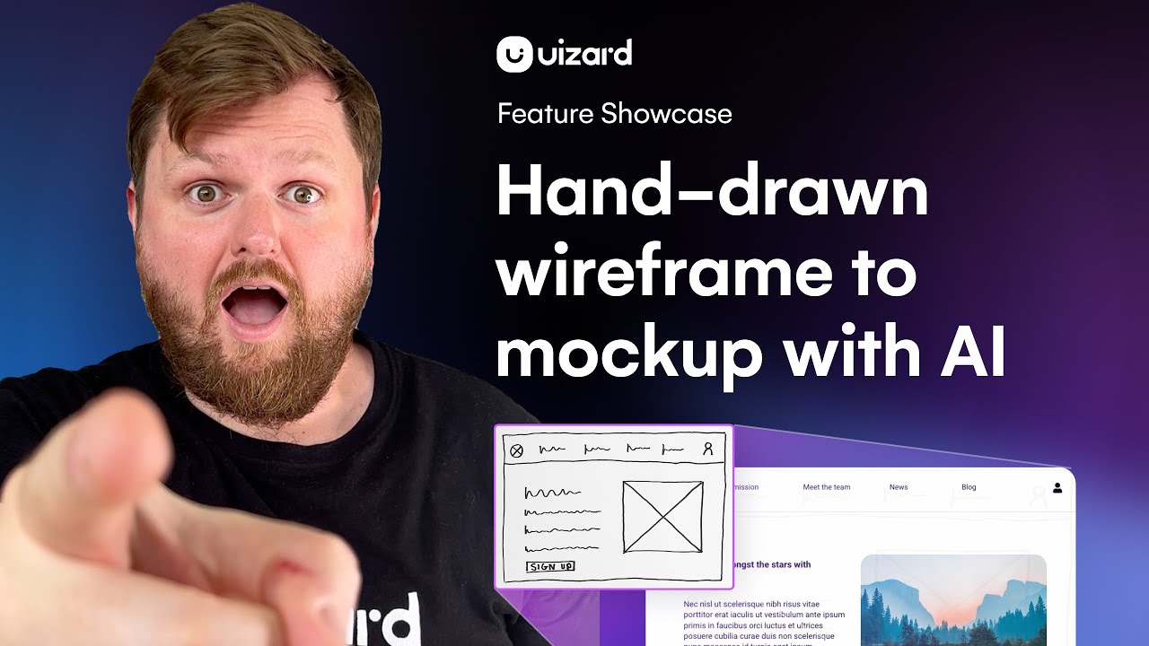 Uizard Wireframe: Digitize your Hand-drawn Wireframes in Seconds