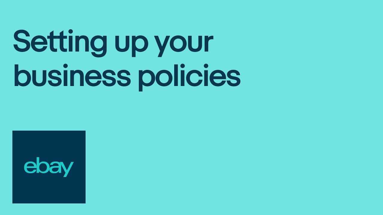 How to set up your payment, shipping, and return policies