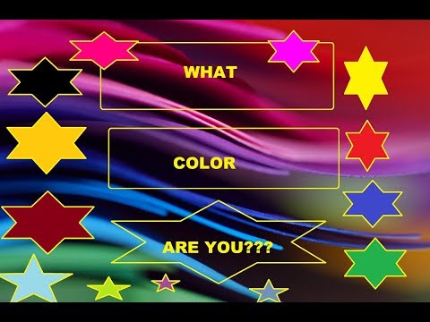 color personality :-✔ What Color Are You?