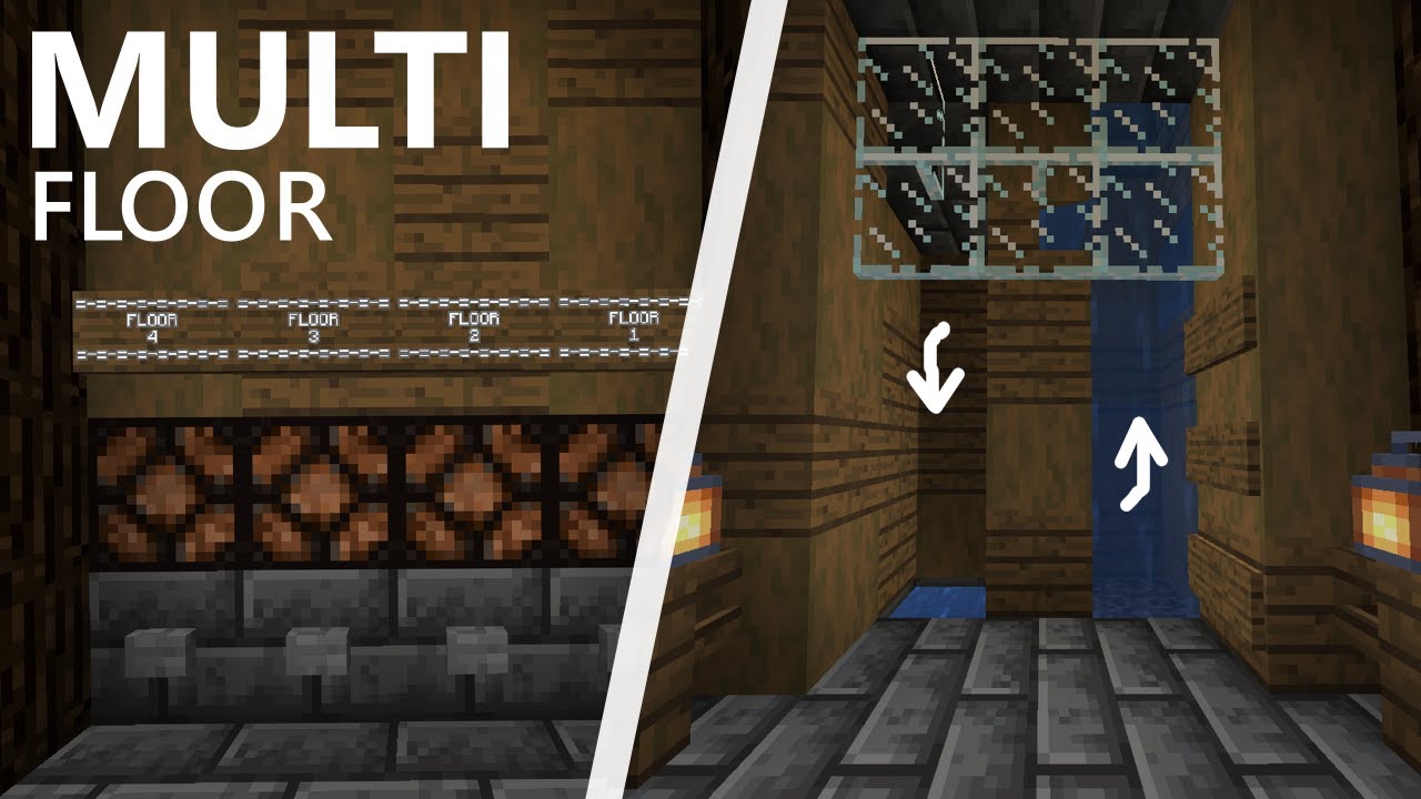 Working MULTI-Floor Bubble Elevator | Java 1.21.4