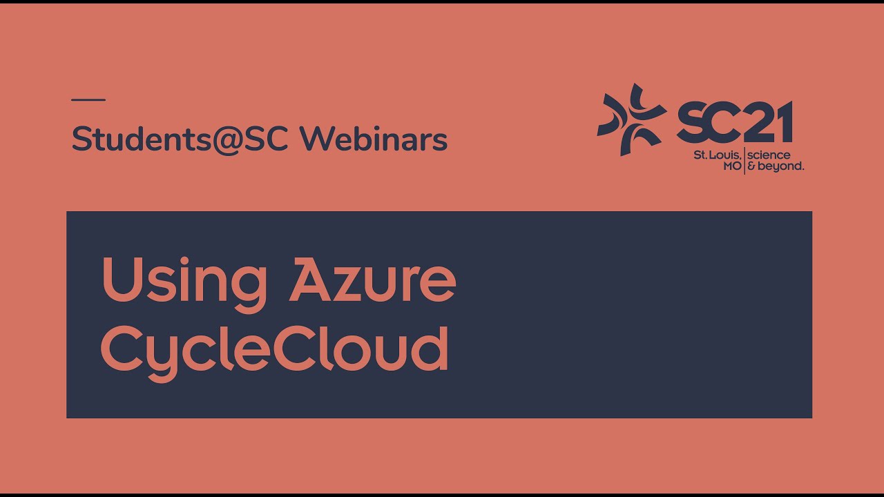 SCC: Using Azure CycleCloud