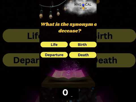 The Meaning of "Decease" Explained | Synonyms, Definition & Usage | Vocabulary Mastery