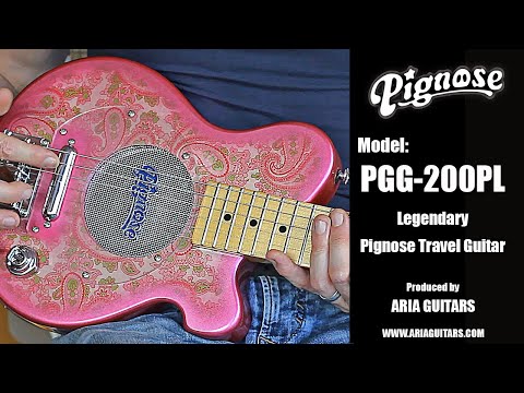 Pignose PGG-200-BLPL Basswood Body Bolt-On Maple Neck | Reverb