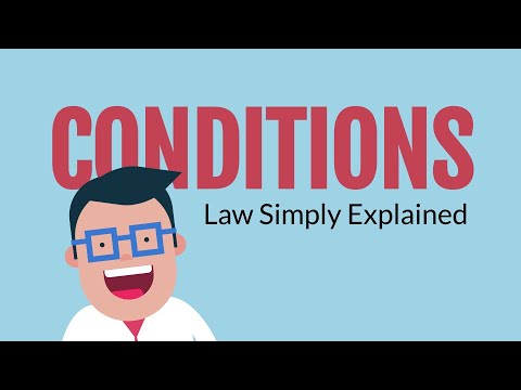 Conditions | Contracts | Breach & Repudiation