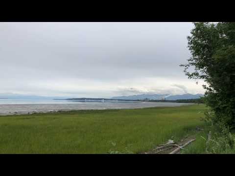 Tony Knowles Coastal Trail View - Anchorage Alaska