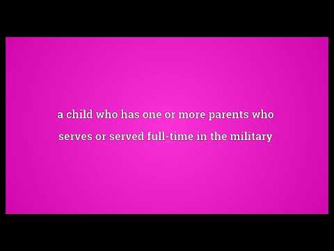 Military brat Meaning
