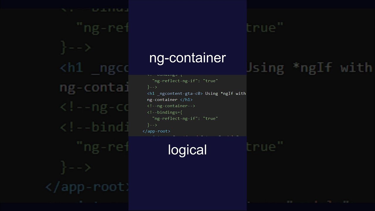 Angular Pro Tips: Simplify your Code with ng-container and *ngIf