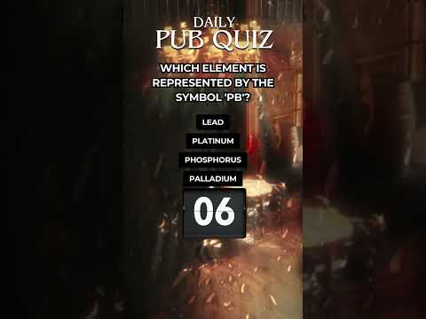 Which element is represented by the symbol 'Pb'?