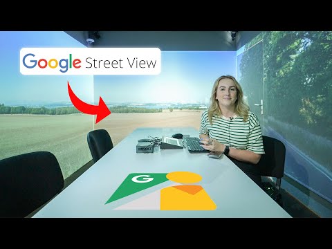 How to view Google Street View in a smart meeting room.