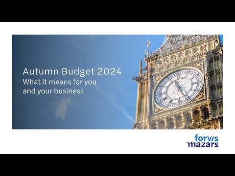Autumn Budget 2024: Summary