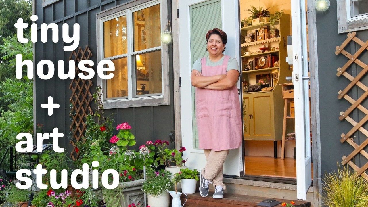 How I Designed My Art Studio in a Tiny House