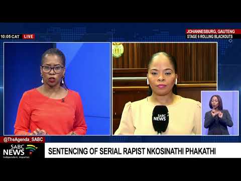 Sentencing of serial rapist Nkosinathi Phakathi who pleaded guilty to 148 charges