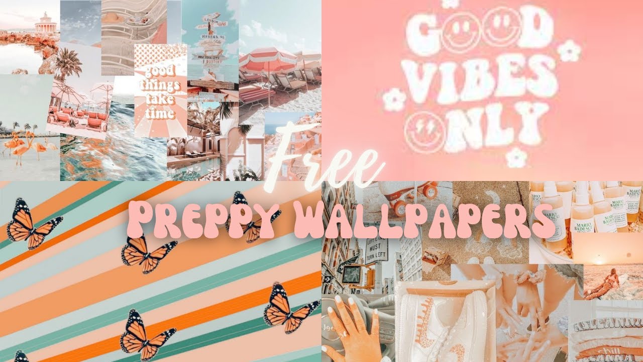 FREE Preppy Wallpapers⚡️🌴🤍🛍