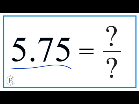 5.75 as a Fraction (simplified form)