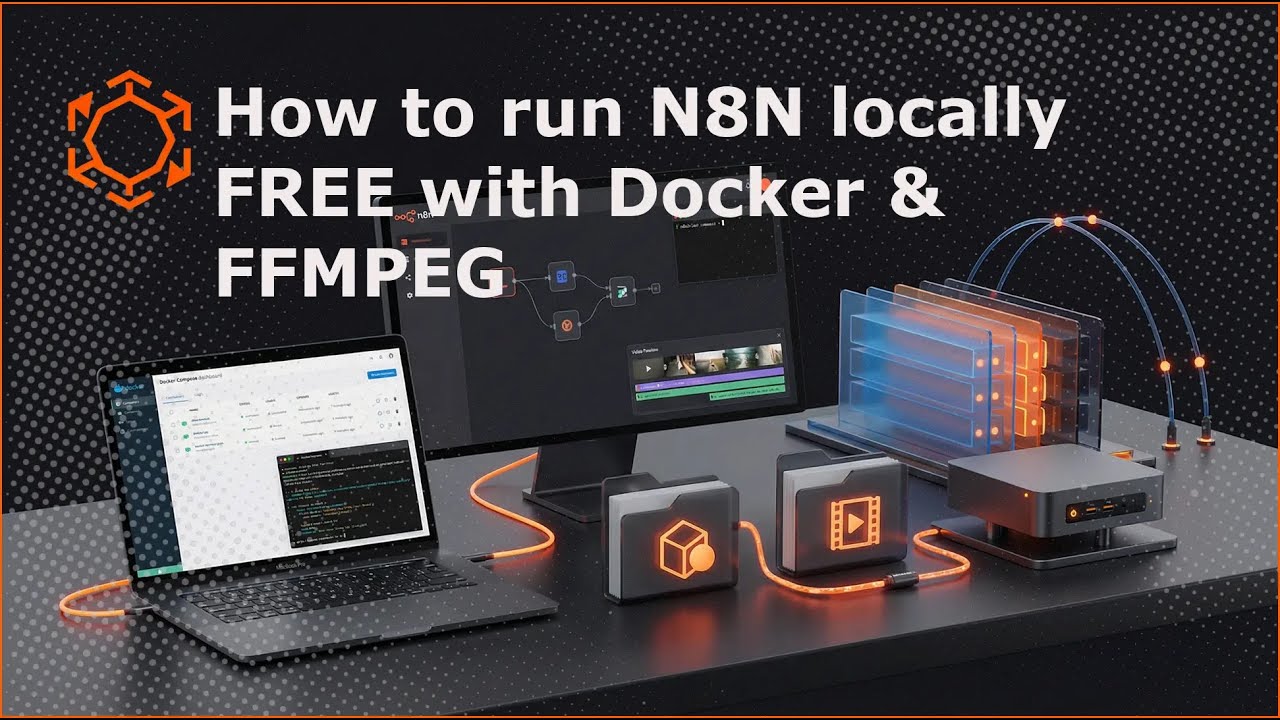 How to setup N8N locally with Docker FOR VIDEO with FFMPEG
