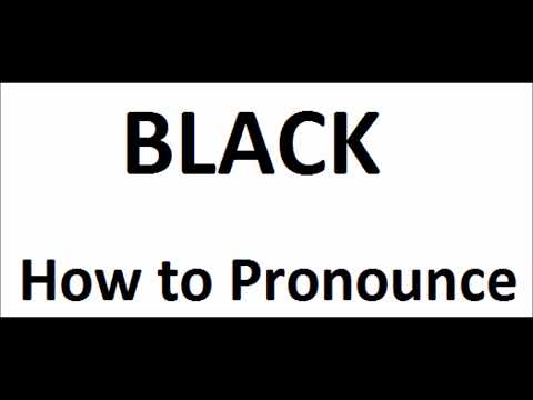 How to pronounce Black||How to say Black||Black pronunciation||ABDictionary