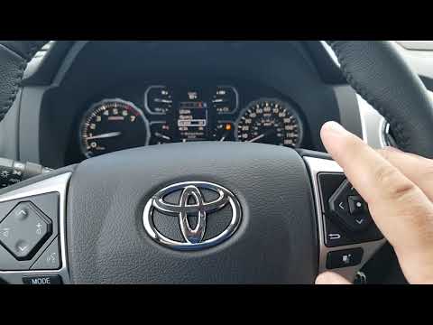 Toyota Tundra blind spot monitor and rear cross traffic alert