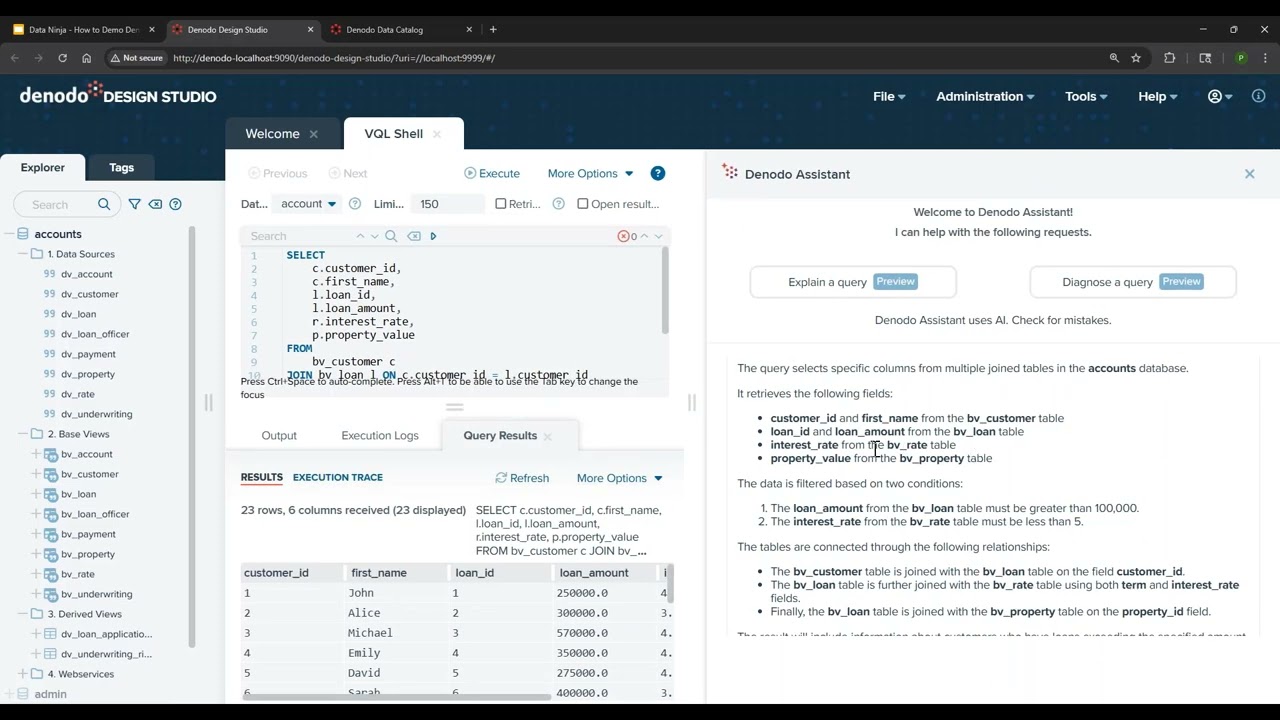 Denodo Assistant: VQLShell
