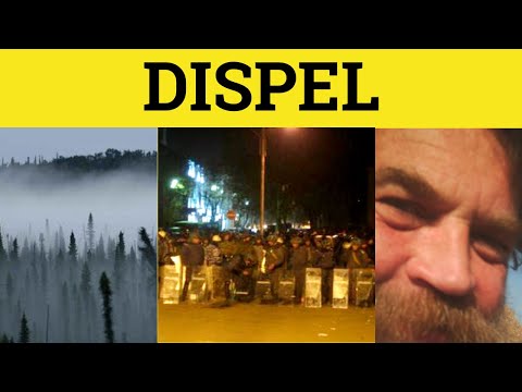 ???? Dispel - Dispel Meaning - Dispel Examples - GRE 3500 Vocabulary