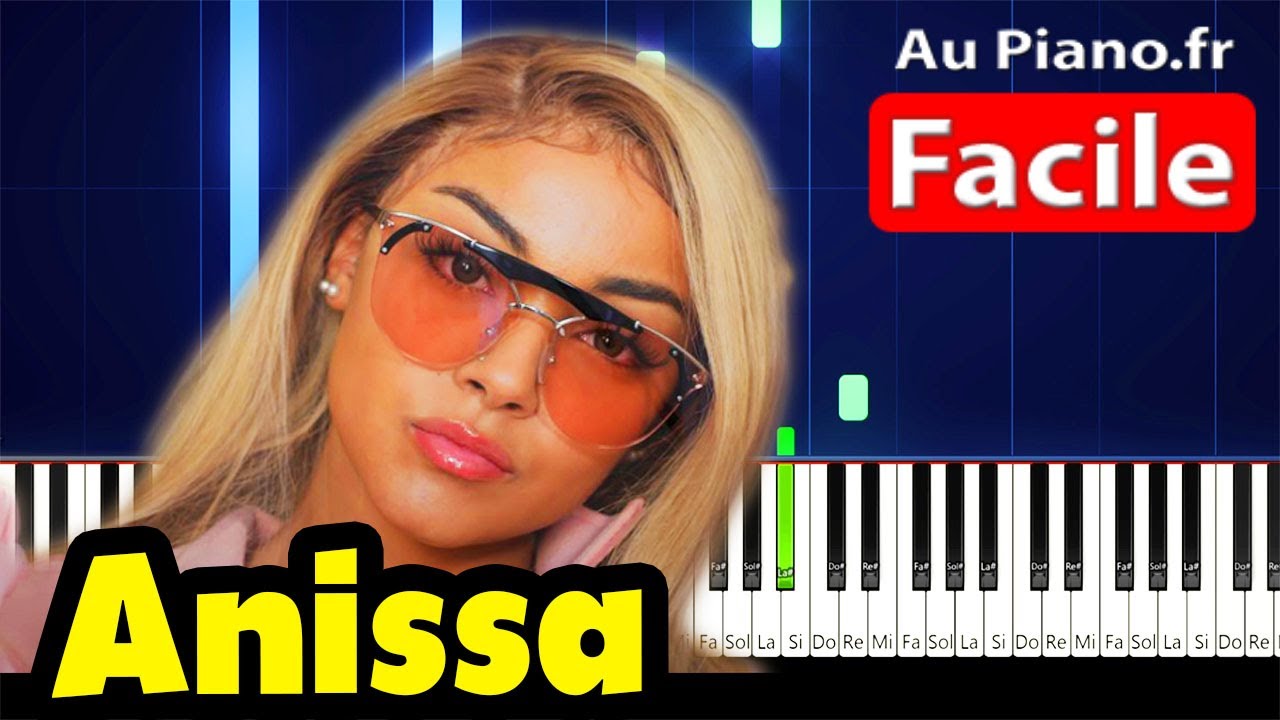 Wejdene Anissa - Piano Cover Tutorial Lyrics (AuPiano.fr) - Au Piano.Fr
