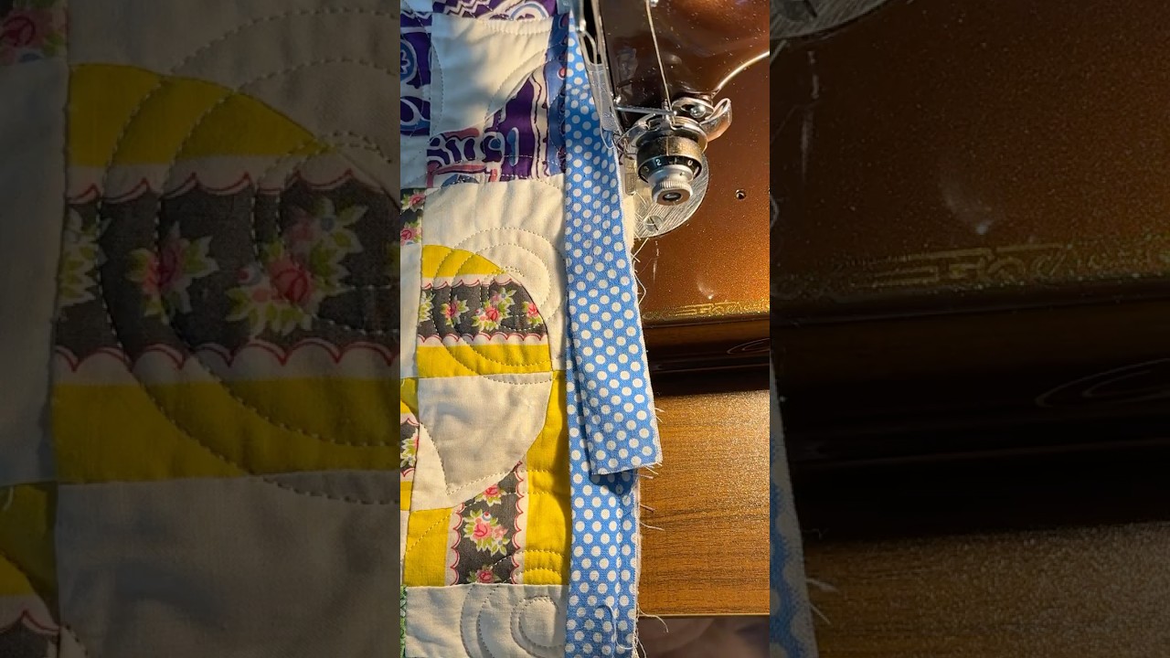 How to join binding ends—EASY #binding #quiltbinding