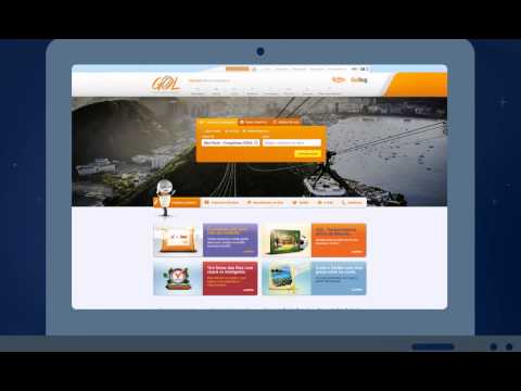 Novo site da GOL facilita a navegação e a compra de passagens e serviços