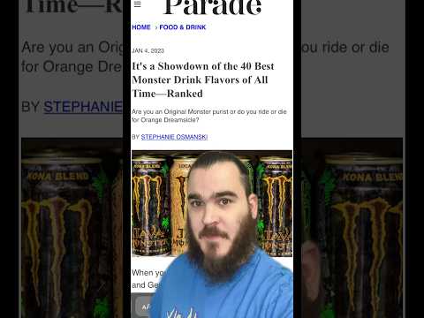 Monster Ranking Reaction | CraigNotCreg #monsterenergy #reaction #shorts