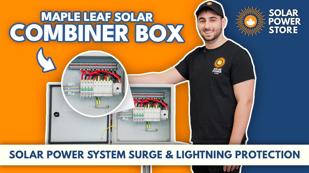 Solar Power System Lightning & Surge Protection | Maple Leaf Combiner Box | Solar Power Store Canada