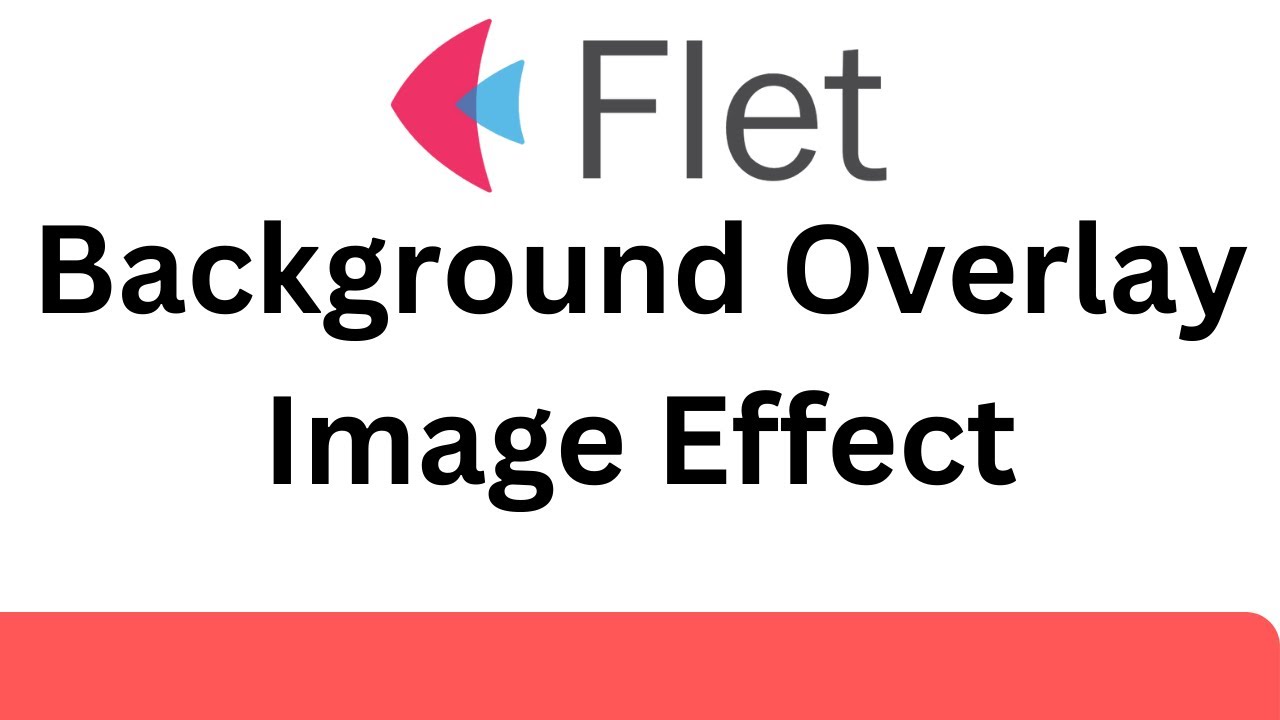 Flet Tutorial - Background Image Overlay Effect