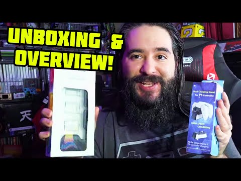 PS5 Controller Charger Station Unboxing and Overview! | 8-Bit Eric