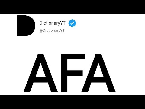 AFA Meaning in English