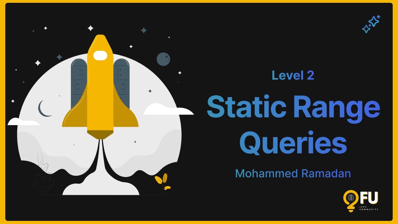 03 | Tutorial | Static Range Queries