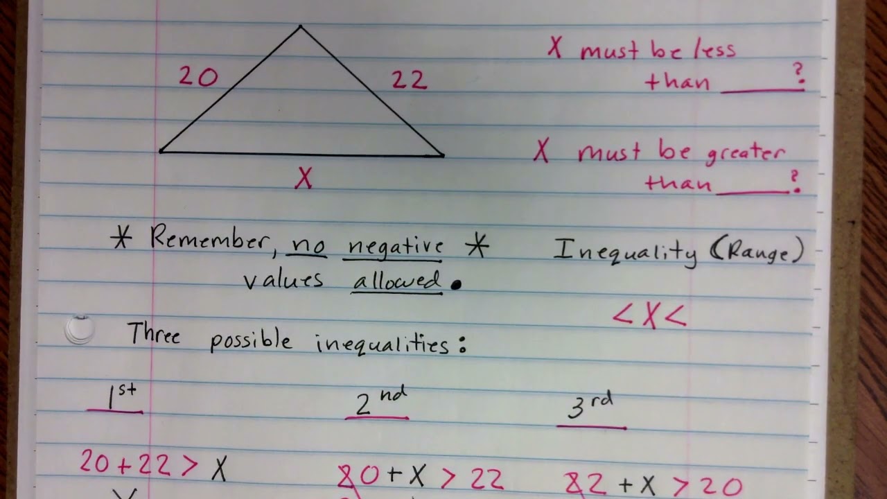 Finding Range of Possible Triangle Lengths