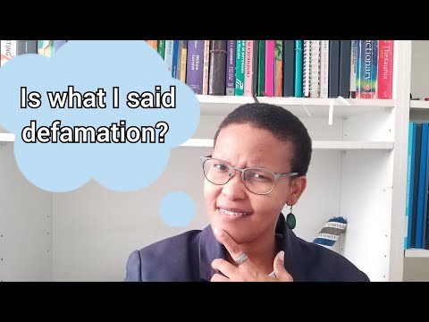 What statements or writings are defamatory?