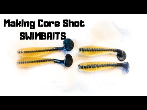 Making Core Shot Swimbaits - Making Soft Plastic Baits