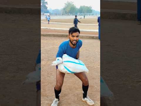 rrb railway group d physical test 35kg weight run for 100 meter #rrb #railway #groupd #100 #viral