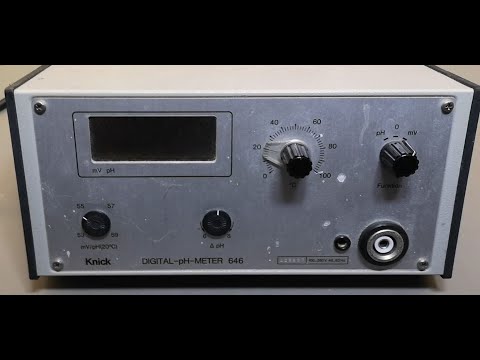 Digital-pH-Meter 646 Knick Teardown and mV test
