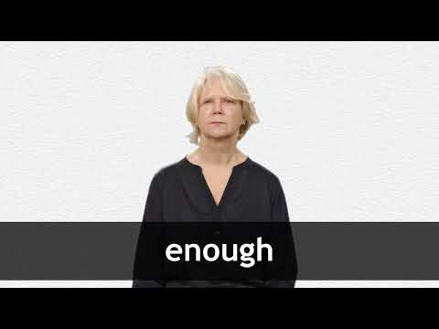How to pronounce ENOUGH in American English