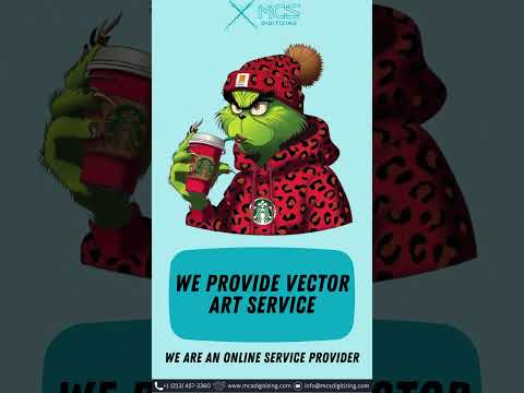 VECTOR ART services by MCS Digitizing | #digitizing #mcsdigitizing #vectorart #vectorartwork