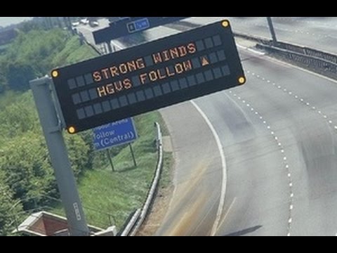 How to drive in windy road conditions