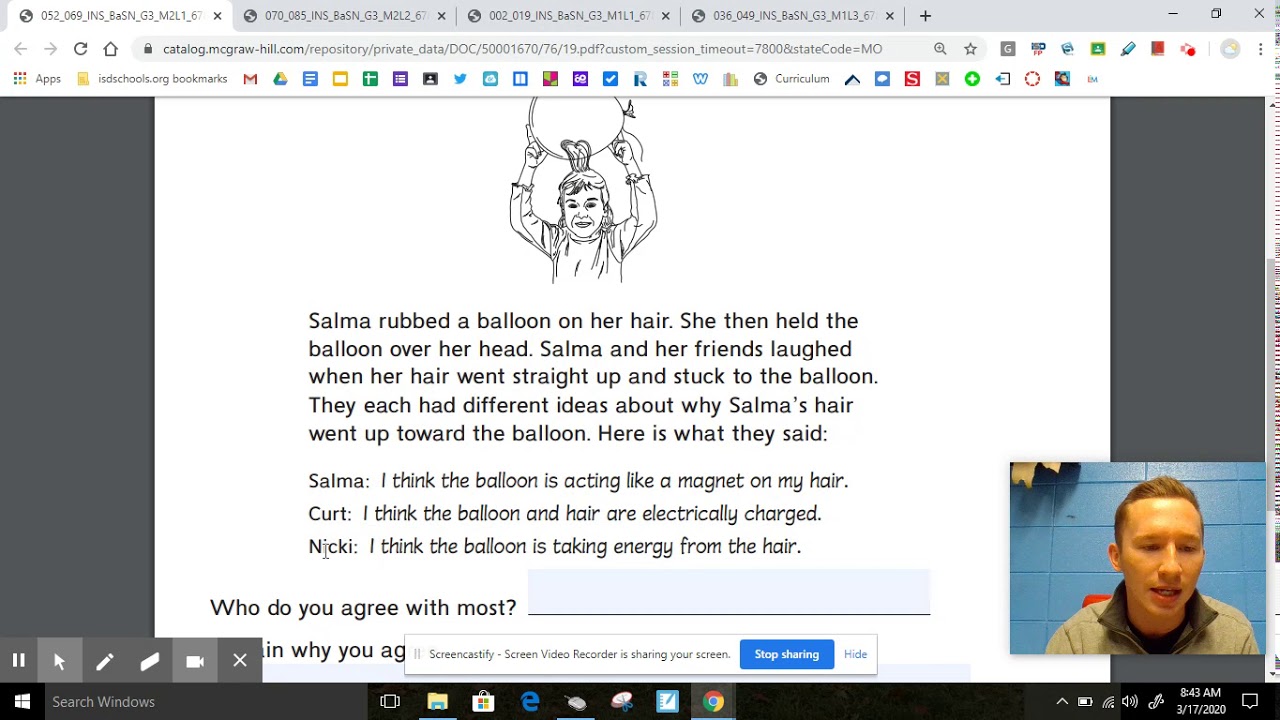 Third Grade Science - Lesson 1