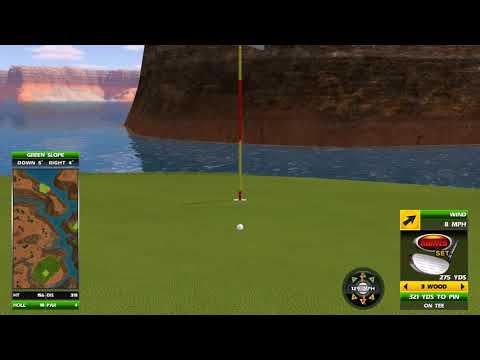 Golden Tee Great Shot on Lake Powell!