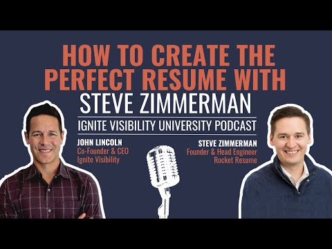 How to Create the Perfect Resume with Steve Zimmerman