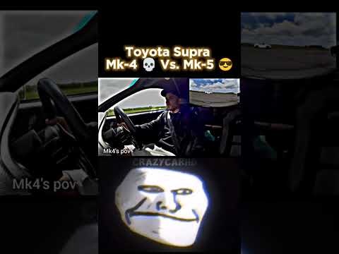 Troll Face π || Toyota Supra π || Mk-4 π Vs. Mk-5 π - Crazycrhb || #shorts #toyota #mk4